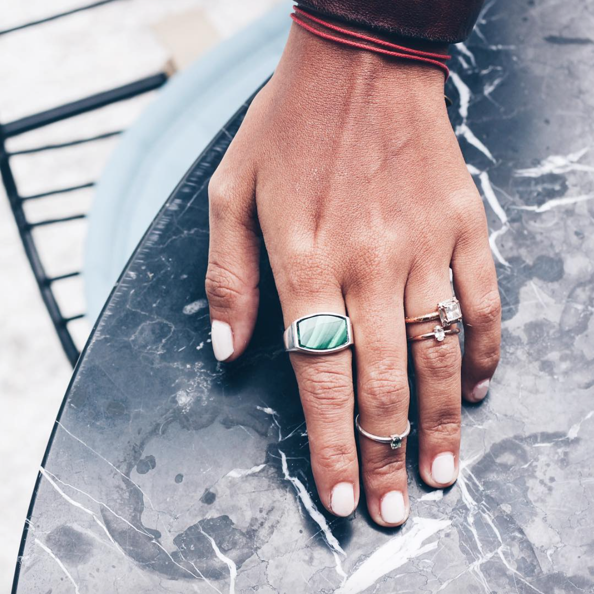 Archie Ring - Malachite – Tarin Thomas